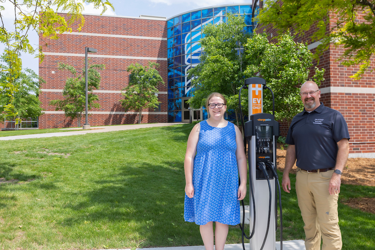 Looking Local: UW-Stout Unveils New Electric Vehicle Charging Stations ...